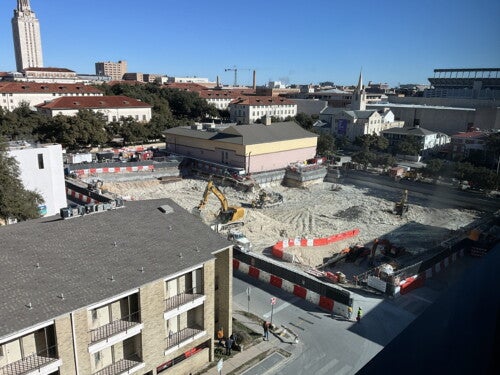 Construction of Mulva Hall - McCombs School of Business, The University ...