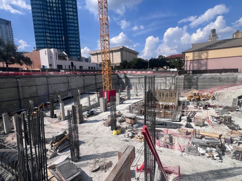 Construction of Mulva Hall - McCombs School of Business, The University ...